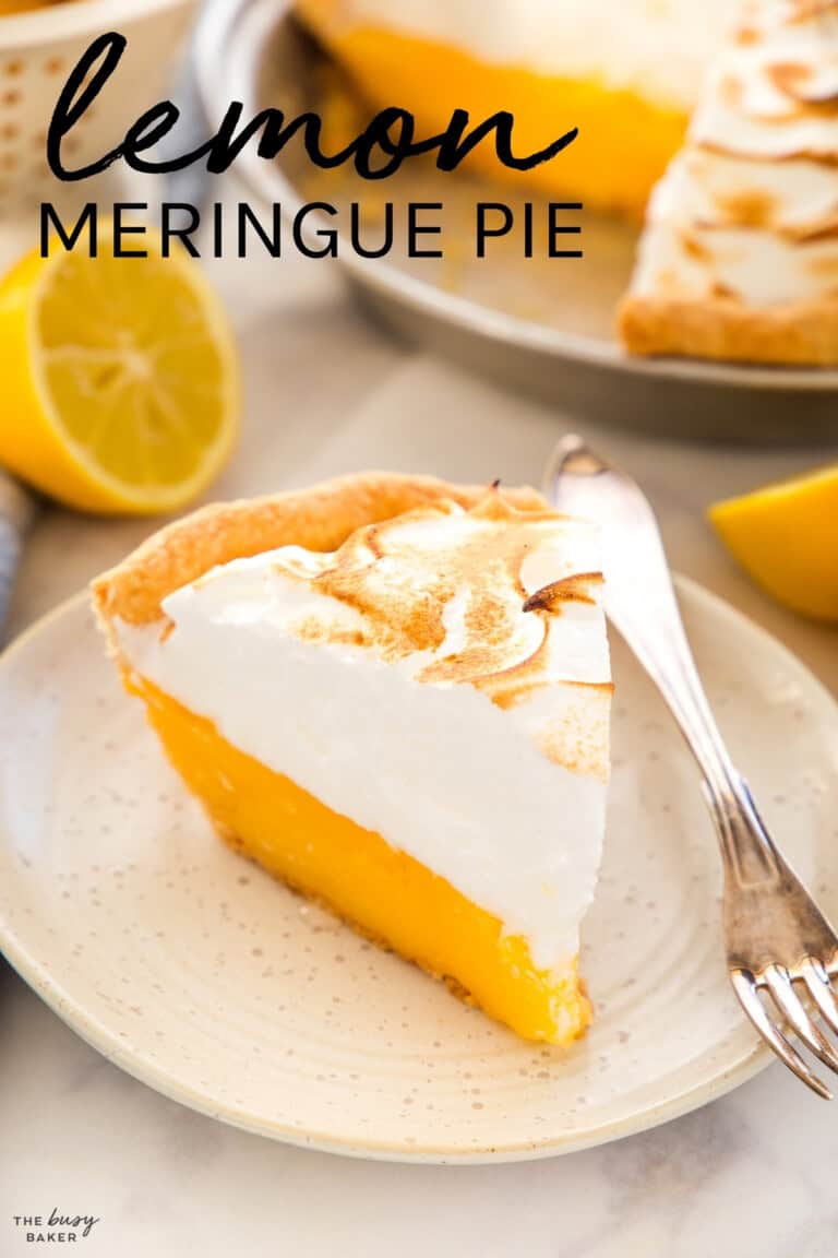 Lemon Meringue Pie - The Busy Baker