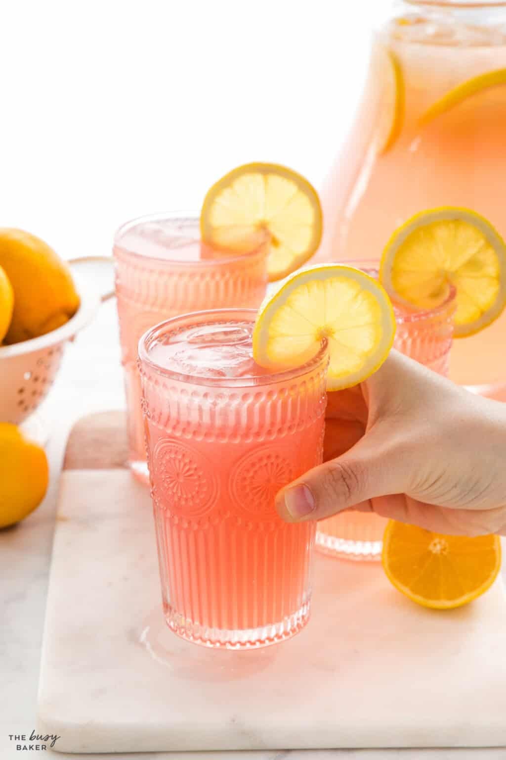 Pink Lemonade - The Busy Baker