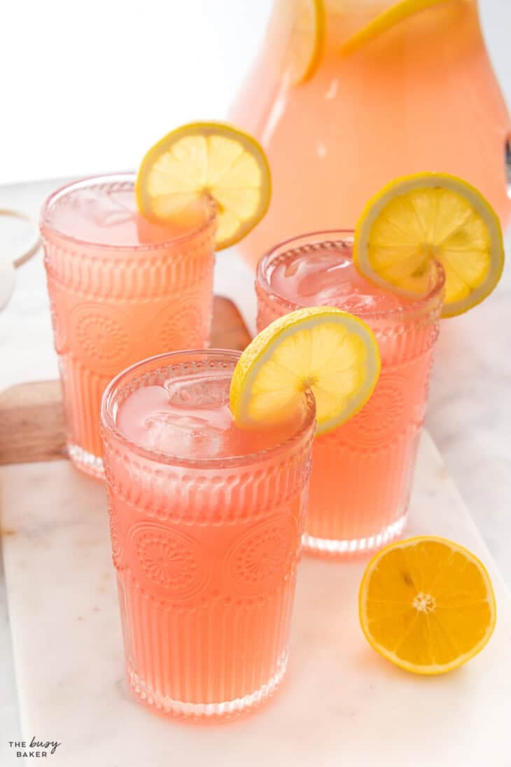 Pink Lemonade - The Busy Baker