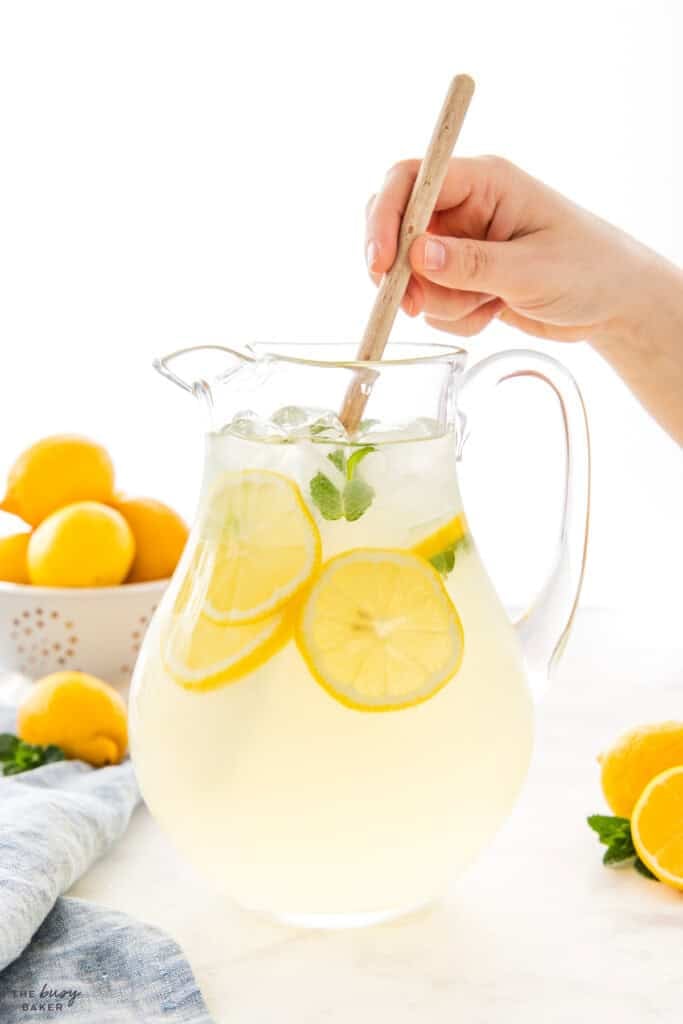 Homemade Lemonade - The Busy Baker