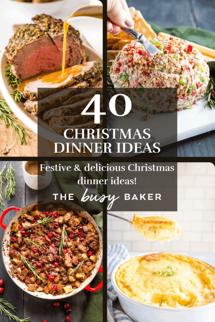 Christmas Dinner Ideas - The Busy Baker