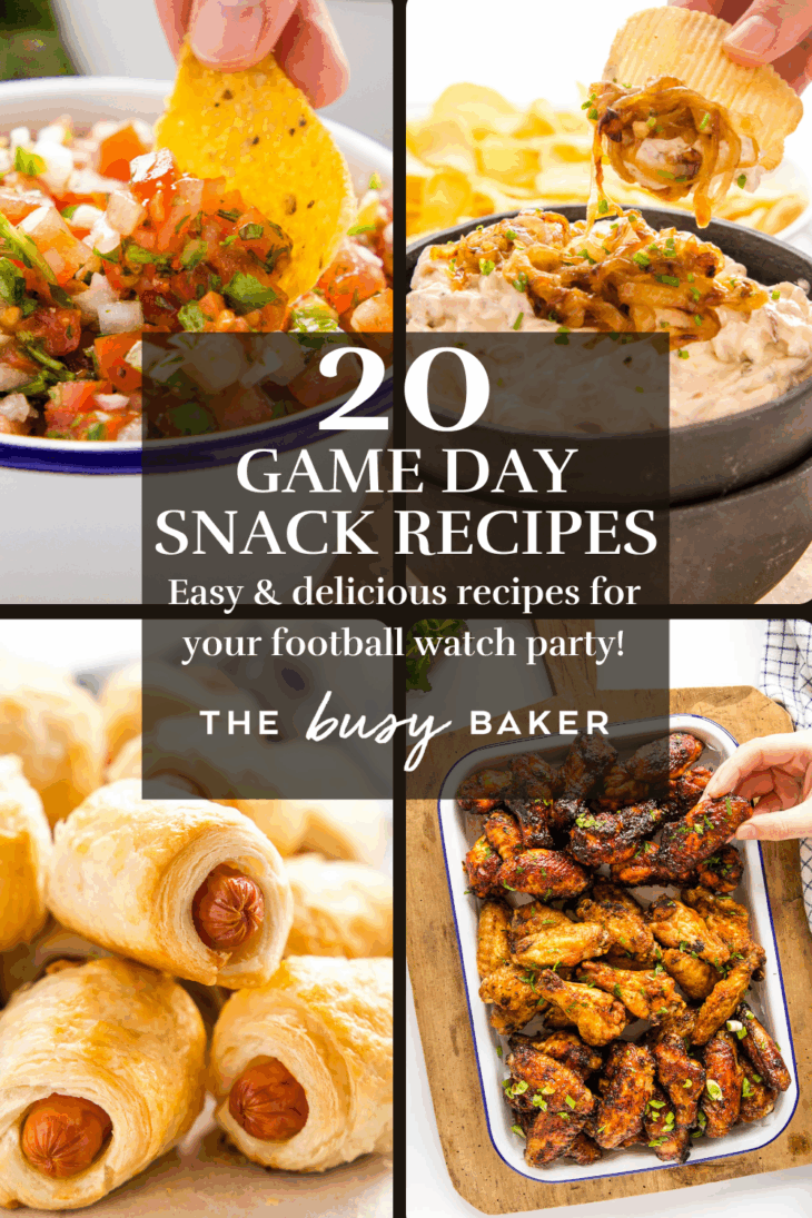 20 Perfect Game Day Snack Recipes for a Crowd - The Busy Baker