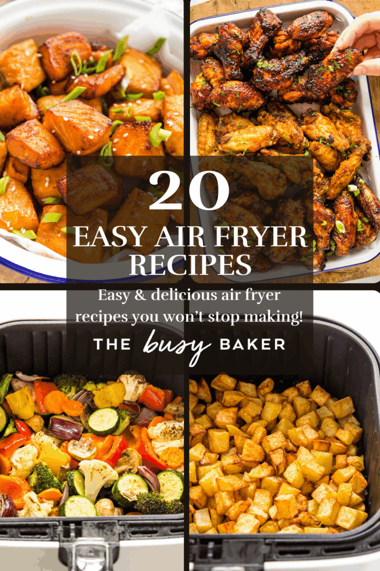 20 Easy Air Fryer Recipes You'll Love - The Busy Baker