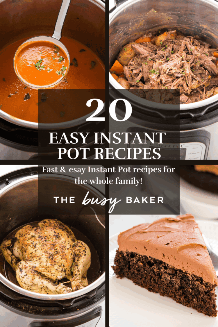 20 Easy Instant Pot Recipes for Hands Off Cooking