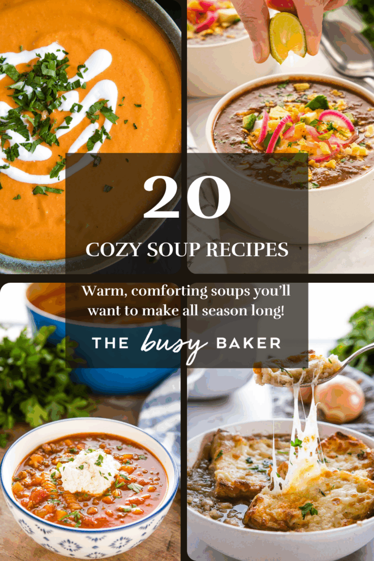 20 Cozy Soup Recipes for Soup Season - The Busy Baker
