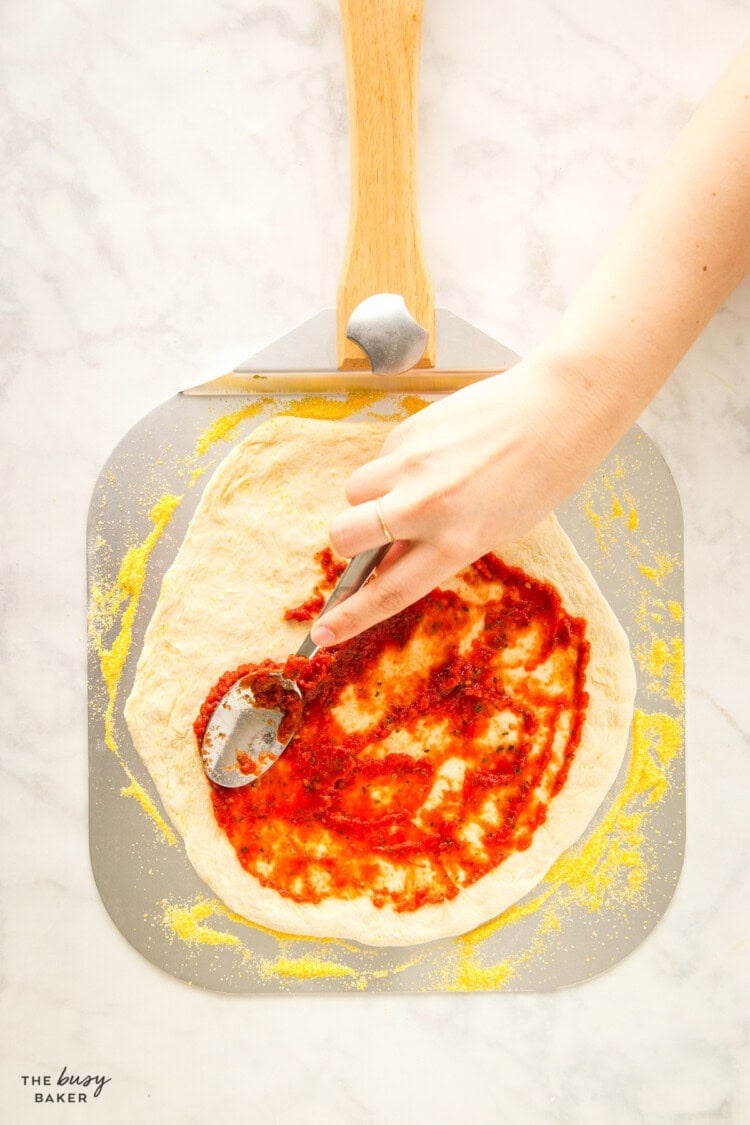 Easy Pizza Sauce (No Cook 5-Minute Recipe) - The Busy Baker